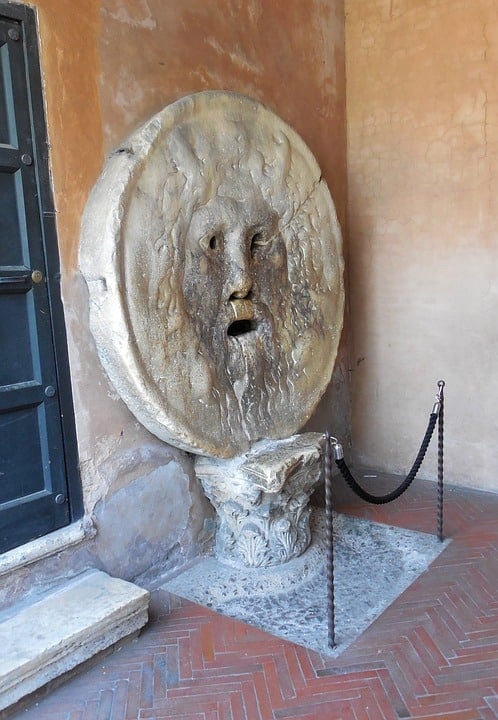 The famous Roman Mouth of the Truth was the manhole of a sewer - Italy ...