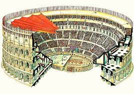 The Colosseum was covered by a giant awning that weighed 24 tons and ...