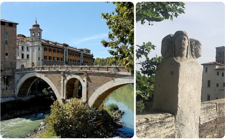 Oldest Bridge Rome Pons Aemilius Or Ponte Rotto Is The Oldest Roman