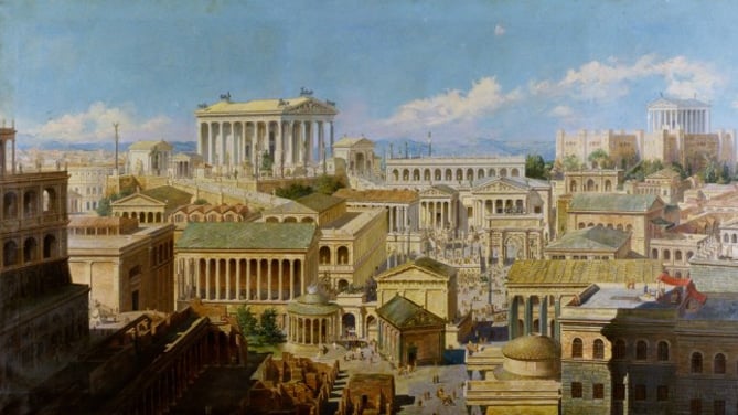 Rome two thousand years ago had two million inhabitants - Italy Rome Tour
