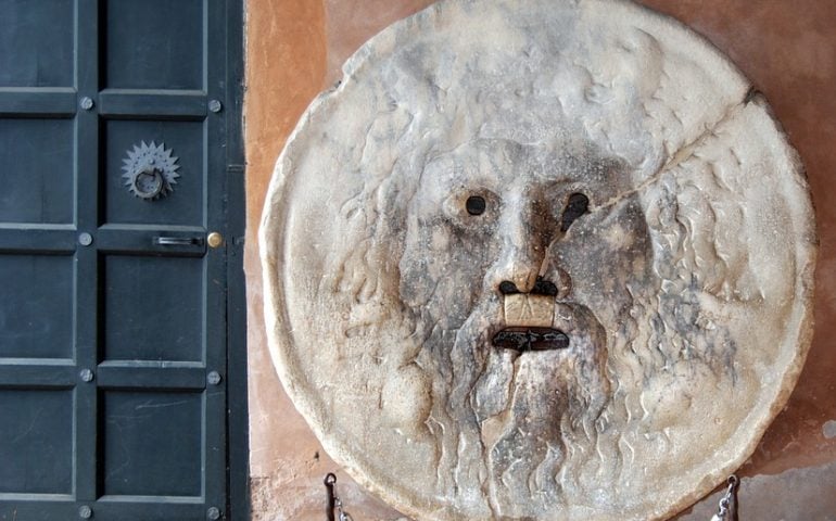 The famous Roman Mouth of the Truth was the manhole of a sewer - Italy ...