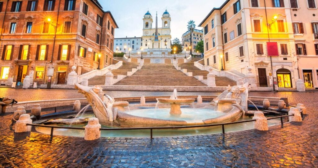The Spanish Steps in Rome - Italy Rome Tour